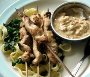 Rabbit Satay Skewers - The Hedgecombers