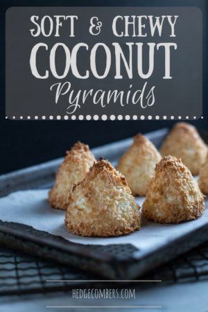 Soft and Chewy Coconut Pyramids - The Hedgecombers