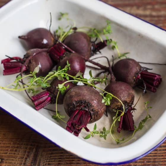 Roast Baby Beetroot Salad - The Hedgecombers