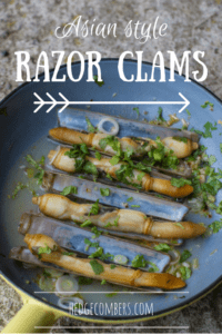 Asian style razor clam recipes | Seafood recipe - The Hedgecombers