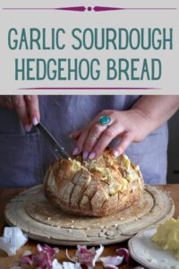 Garlic Hedgehog Bread - the pull apart loaf for sharing! - The Hedgecombers