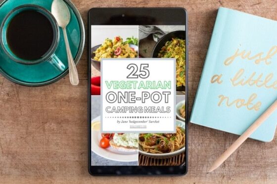 One Pot Vegetarian Camping Meals eBook - The Hedgecombers