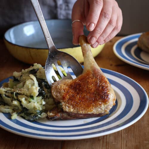 Slow Cooker Duck Legs - The Hedgecombers