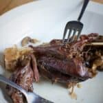 How to Cook Slow Cooker Venison Shanks - The Hedgecombers