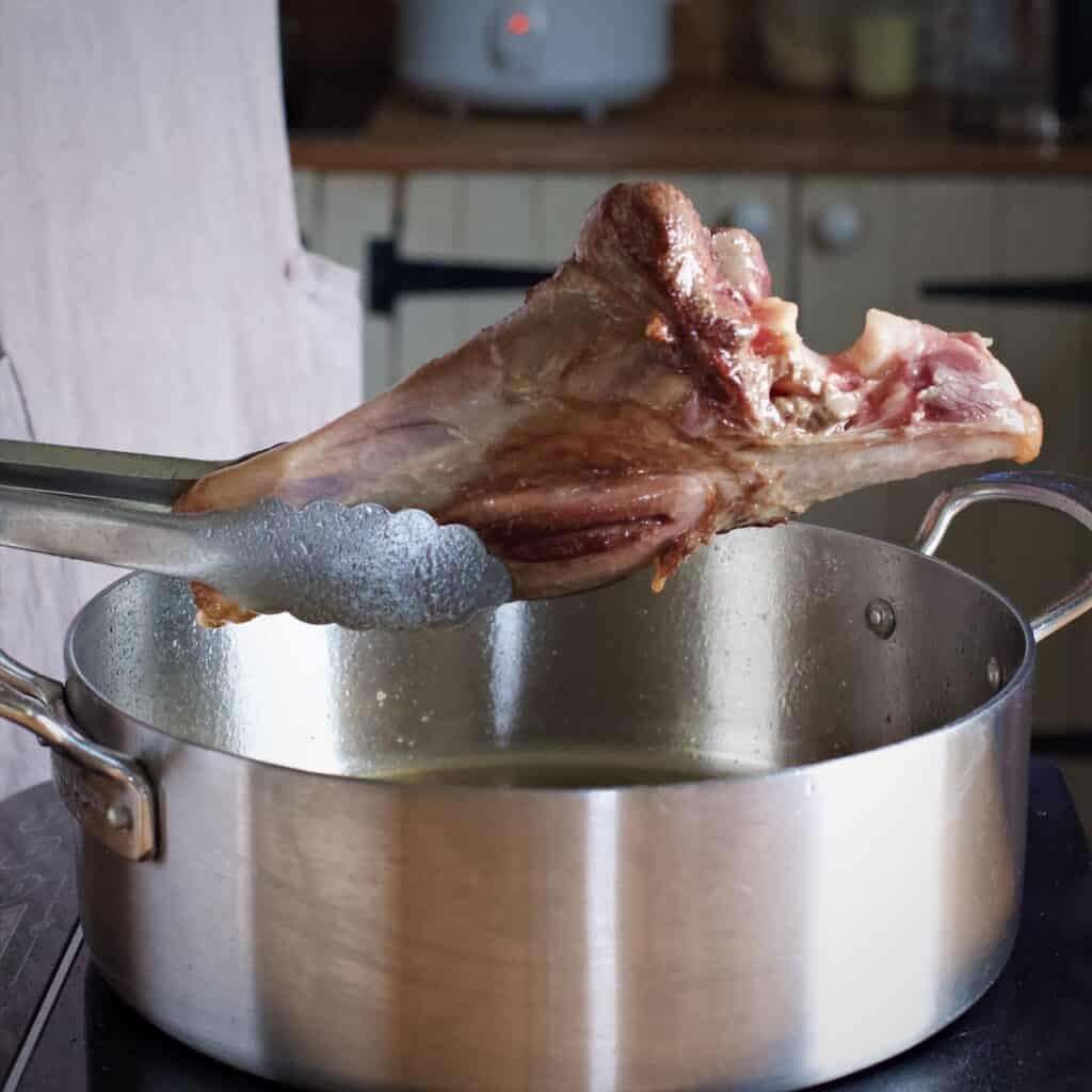 How to Cook Slow Cooker Venison Shanks - The Hedgecombers