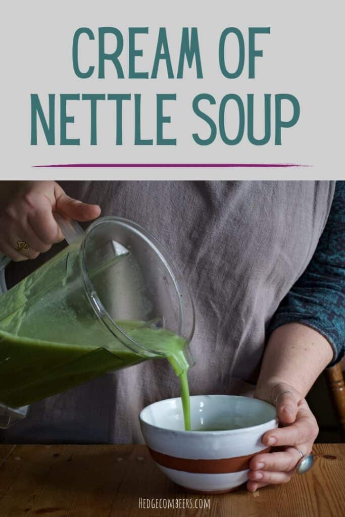 Silky Smooth Cream of Nettle Soup - The Hedgecombers