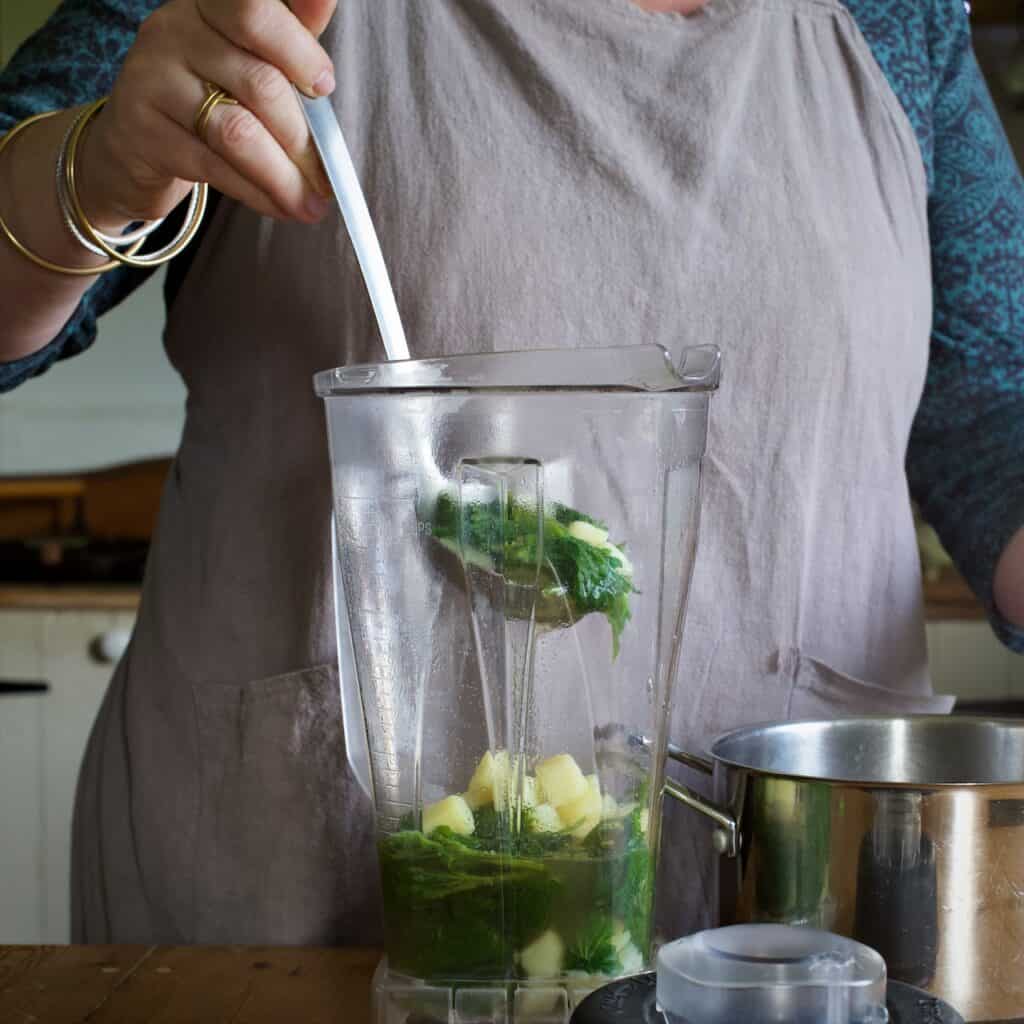 Silky Smooth Cream of Nettle Soup - The Hedgecombers